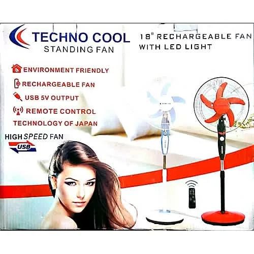 TECHNOCOOL 16 INCHES RECHAREABLE STANDING FAN | ToBuy